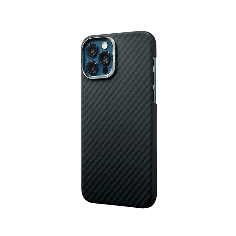 Ballistic Fiber Case for iPhone 12 – Stealth Black